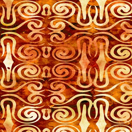 Adagio Scrollwork 28130 -O Burnt Orange – Lala and Mer